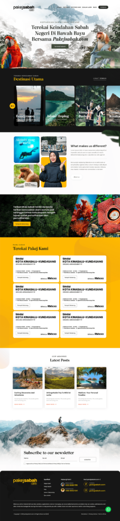 Web Design Portfolio Pakejsabah.com