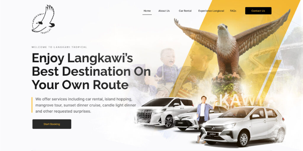 Langkawi Tropical Car Rent - Moolah Design